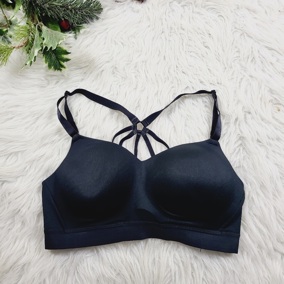 Crane | Intimates & Sleepwear | Crane Womens Black Sport Bra Back ...
